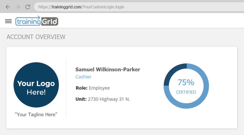trainingGrid 18.1 Release Notes | Branding