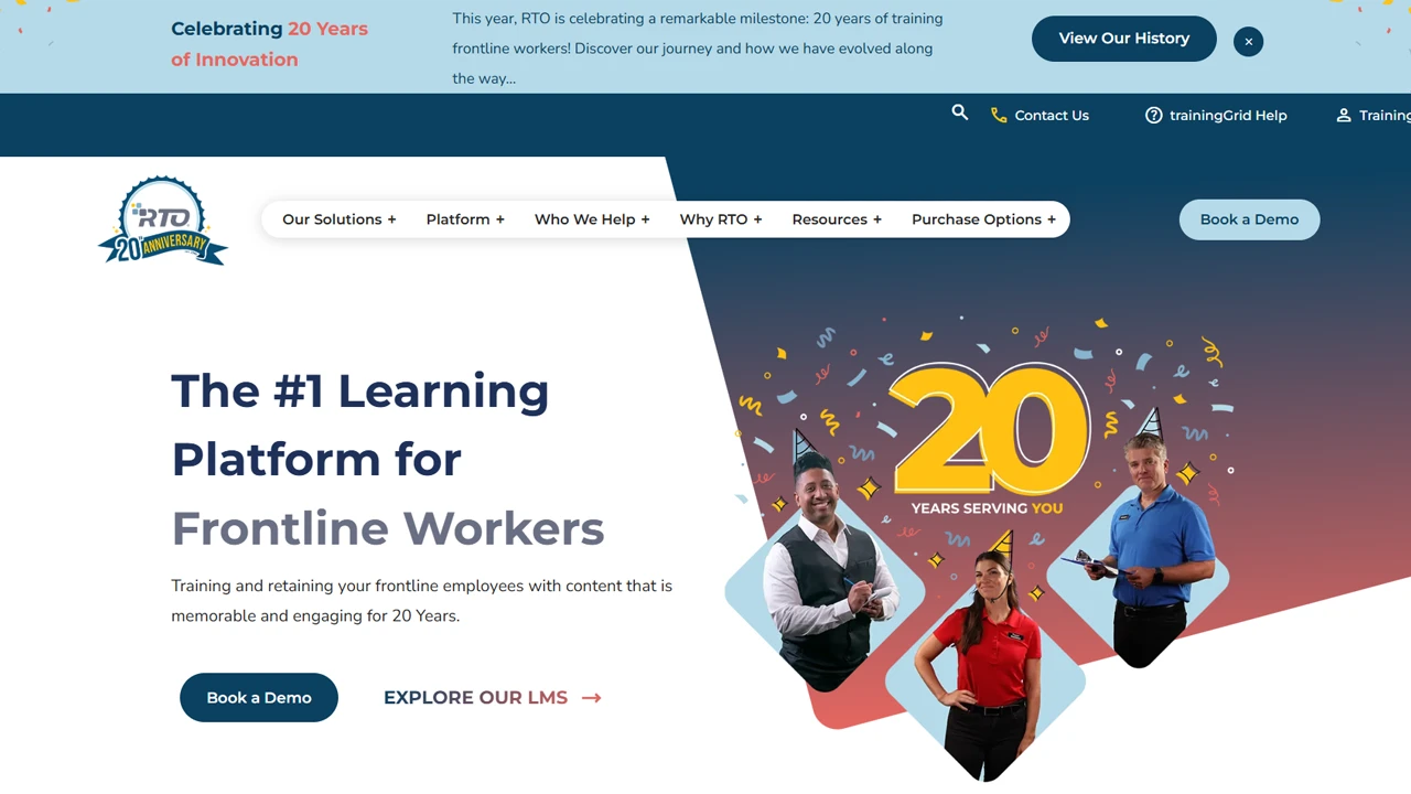 Employee Training with an Online Learning Management System